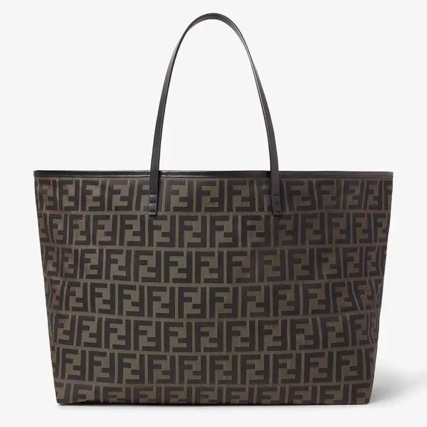 Fendi Medium Roll Ff Zucca Shopper - [brown]